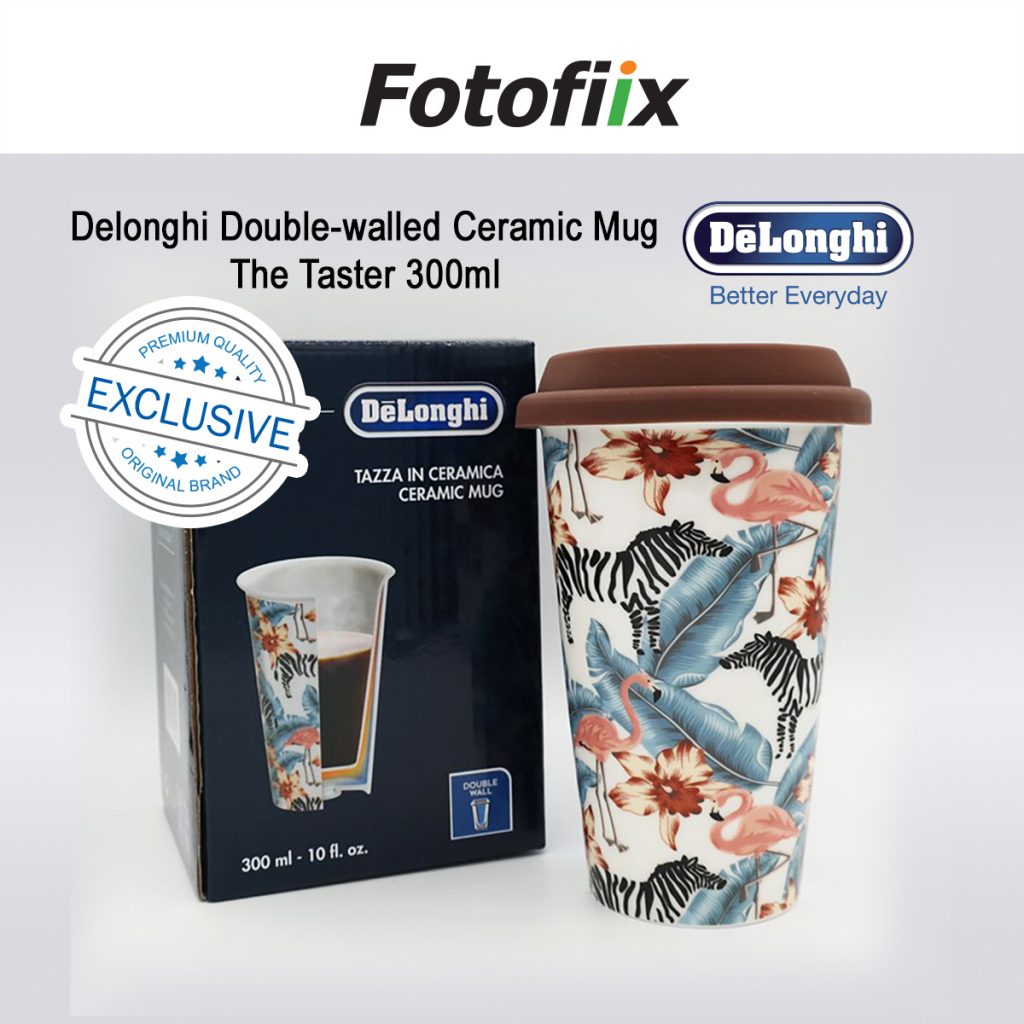 Delonghi Double-walled Ceramic Mug, DL Animals - Cam Care Device Sdn. Bhd.